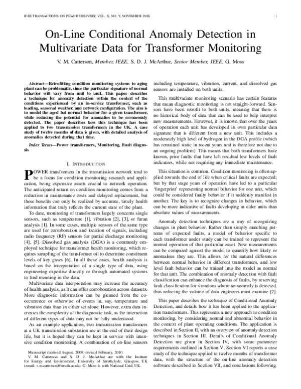 (PDF) Online Conditional Anomaly Detection in Multivariate Data for ...