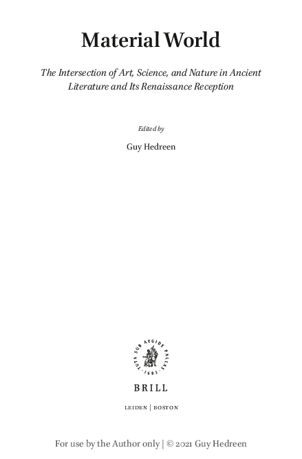 (PDF) Introduction: The material world and its limits