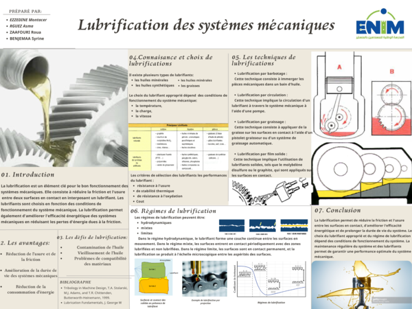 (PDF) Lubrification des systèmes mécanique