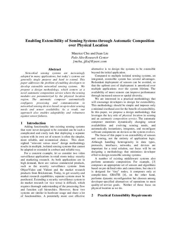 (PDF) Enabling Extensibility of Sensing Systems through Automatic ...