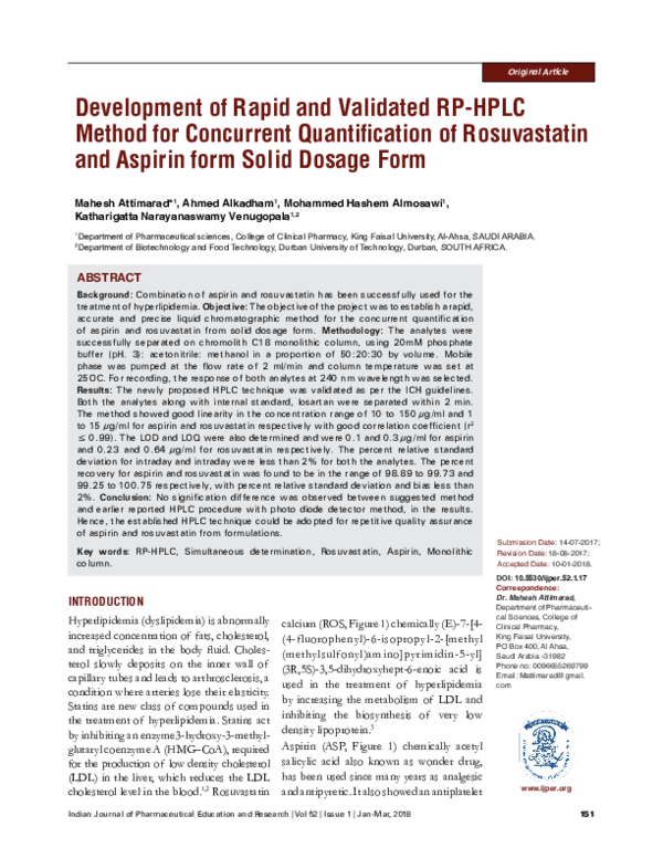 Pdf Development Of Rapid And Validated Rp Hplc Method For Concurrent