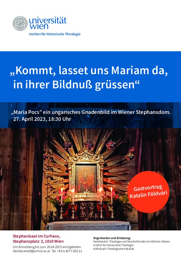 (PDF) BÉCSBEN TARTOTTAK ELŐADÁST A PÓCSI KEGYKÉP EREDETIJÉNEK ...