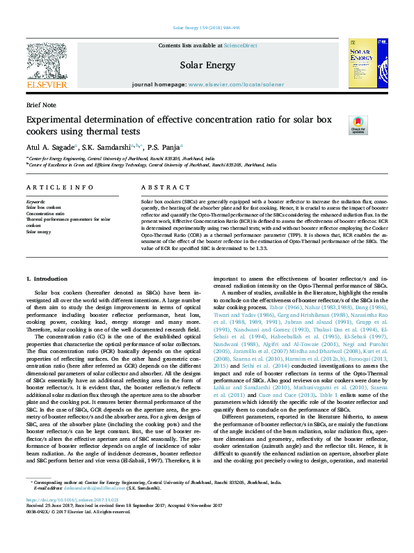 (PDF) Experimental determination of effective concentration ratio for ...