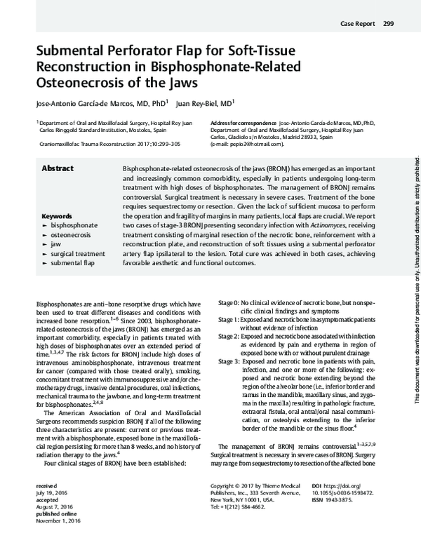 (PDF) Submental Perforator Flap for Soft-Tissue Reconstruction in ...