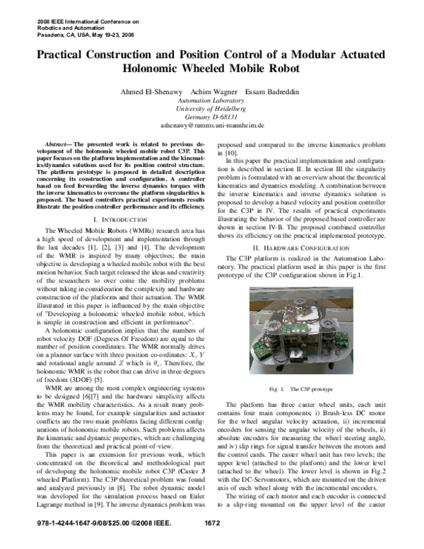 (PDF) Practical construction and position control of a modular actuated ...