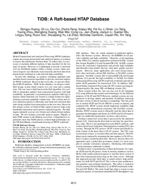 (PDF) TiDB
