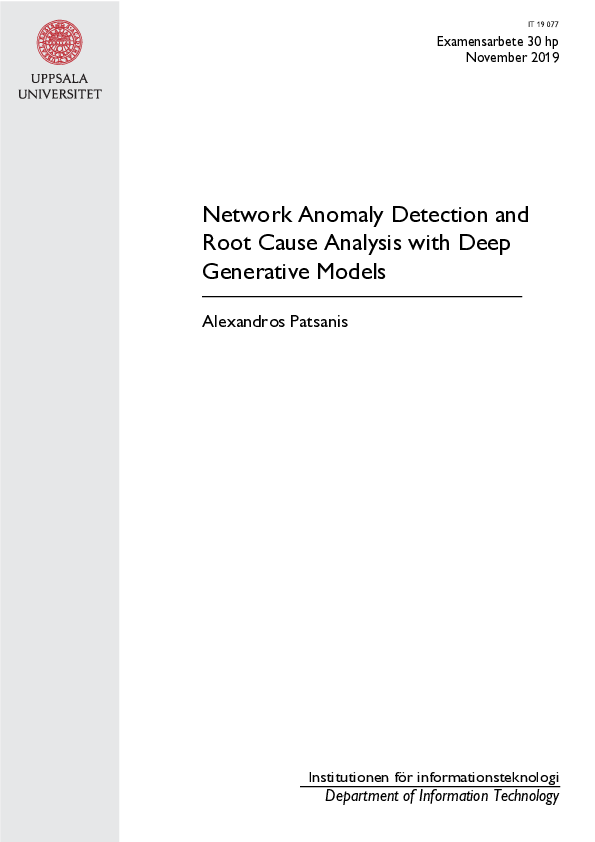 Pdf Network Anomaly Detection And Root Cause Analysis With Deep