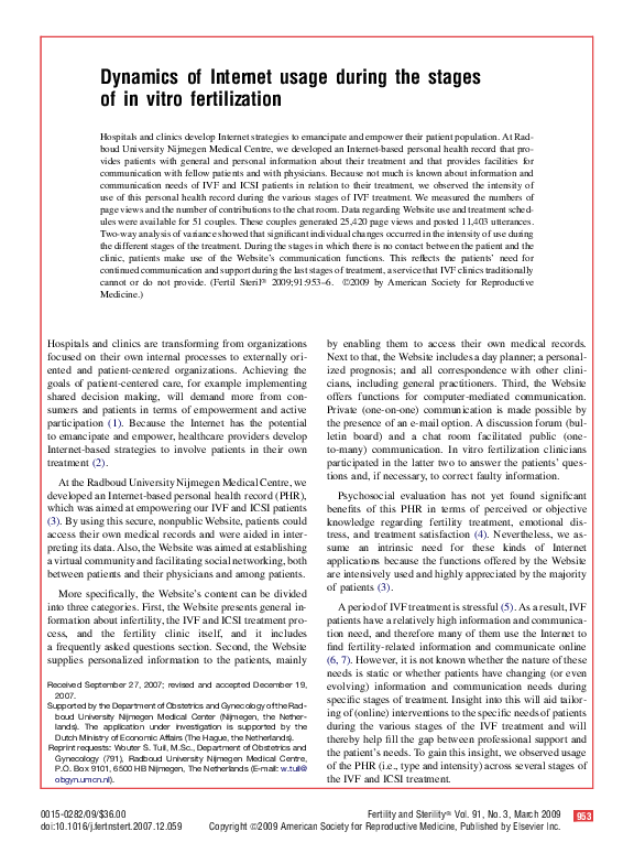 (PDF) Dynamics of Internet usage during the stages of in vitro ...