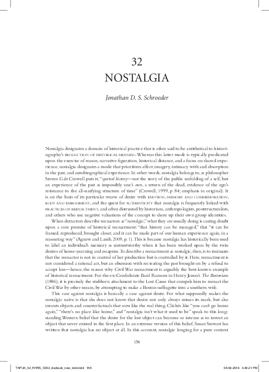 (PDF) Nostalgia