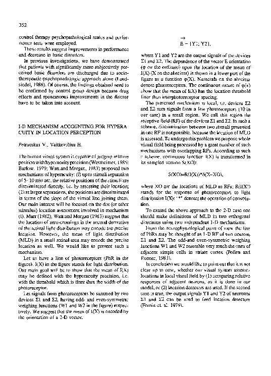 (PDF) I-D mechanism accounting for hyperacuity in location perception