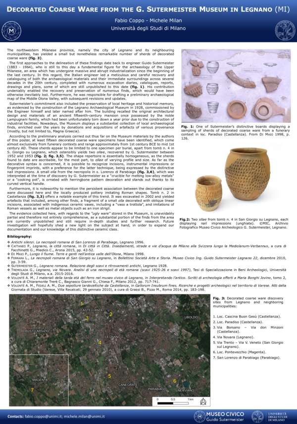 (PDF) Decorated Coarse Ware from the G. Sutermeister Museum in Legnano (MI)
