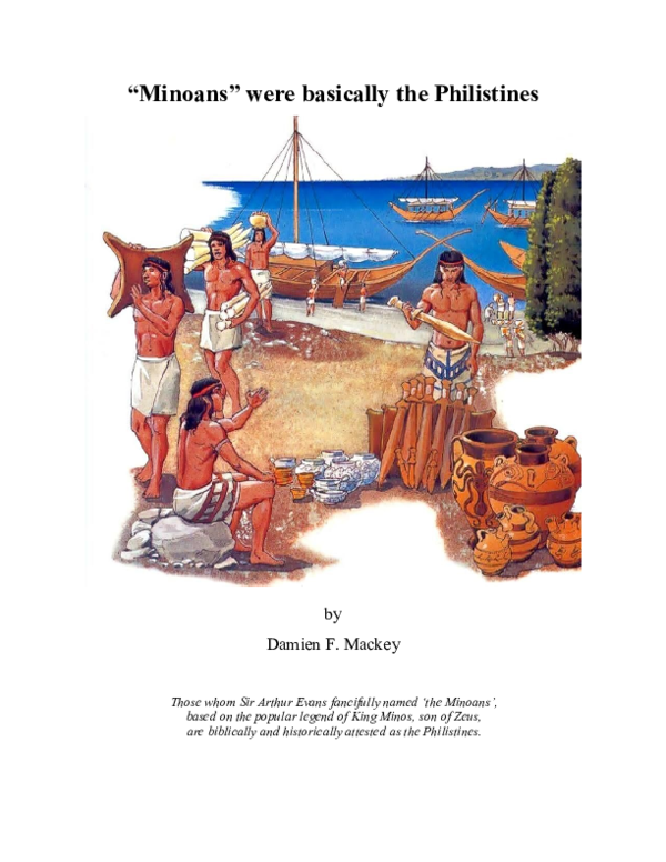 (DOC) “Minoans” were basically the Philistines