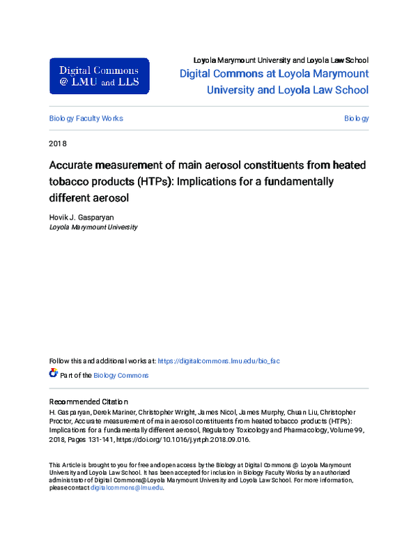 (PDF) Accurate measurement of main aerosol constituents from heated ...