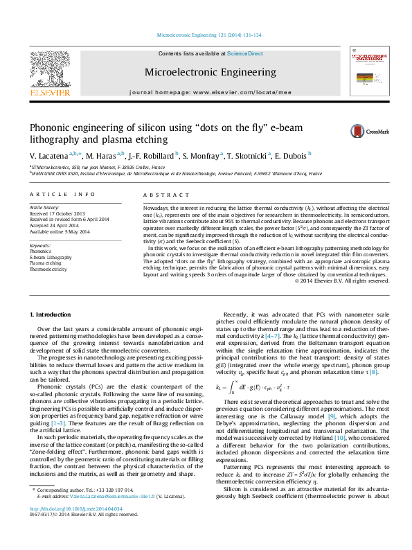 (PDF) Phononic engineering of silicon using "dots on the fly" e-beam ...