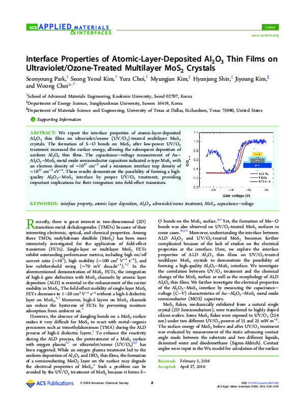 (PDF) Interface Properties of Atomic Layer Deposited TiO2/Al2O3 Films ...