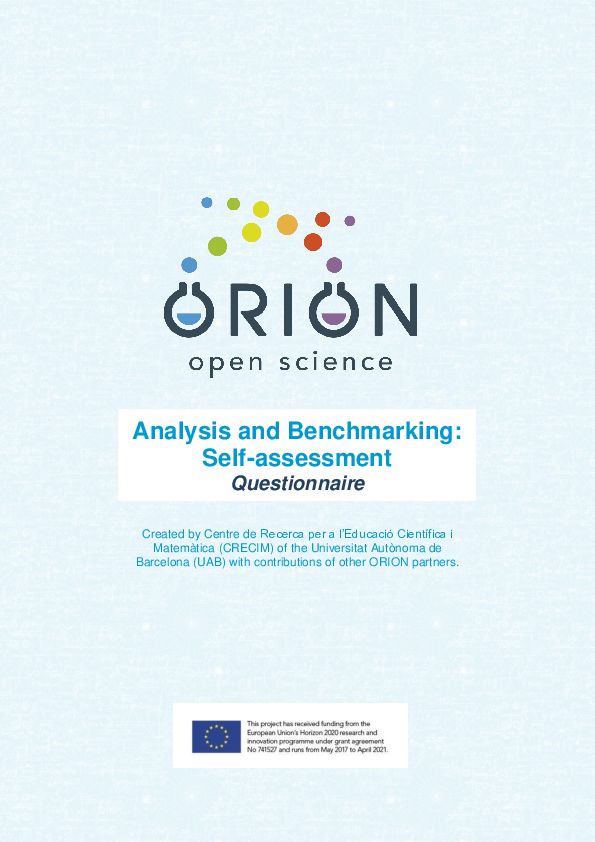 (PDF) Deliverable 2.2 Questionnaire for self-assessment on Open Science