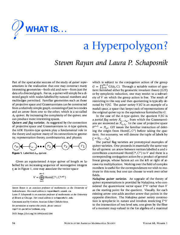(PDF) What is... a Hyperpolygon?
