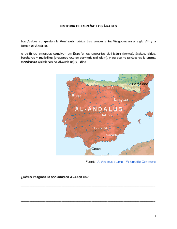 (PDF) Historia de España y ELE: Los Árabes para Estudiantes Francófonos ...