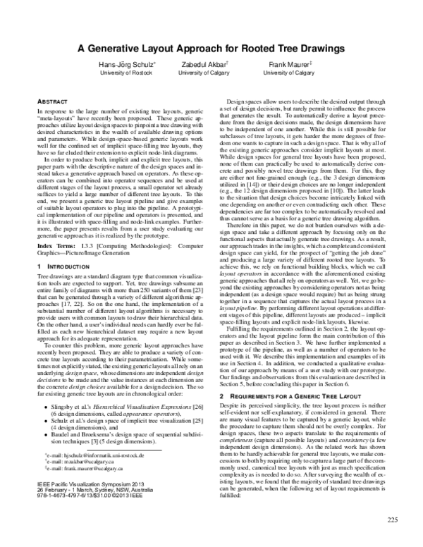 (PDF) A generative layout approach for rooted tree drawings