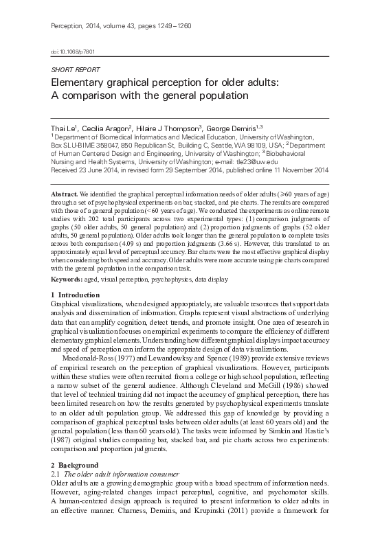 (PDF) Elementary Graphical Perception for Older Adults: A Comparison ...