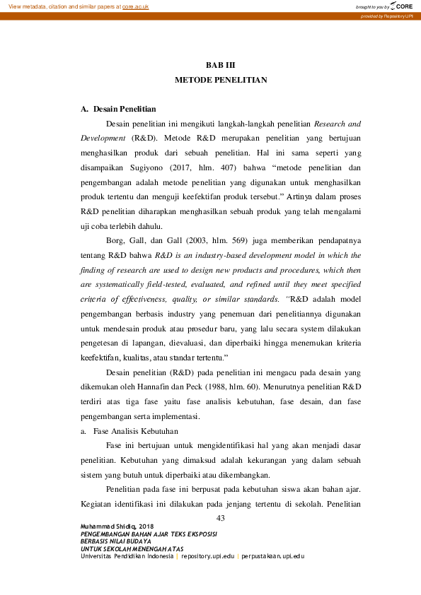 (PDF) Pengembangan Bahan Ajar Teks Eksposisi Berbasis Nilai Budaya Untuk Sekolah Menengah Atas
