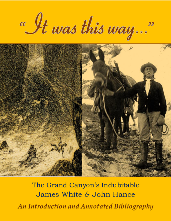 (PDF) "It was this way..." The Grand Canyon's Indubitable James White ...