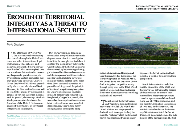 (PDF) Erosion of Territorial Integrity as a Threat to International ...