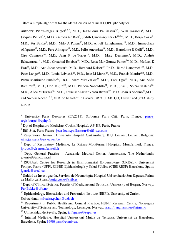 (PDF) A simple algorithm for the identification of clinical COPD ...