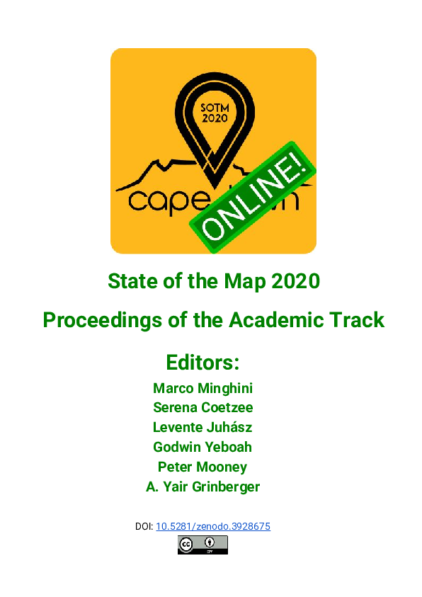 (PDF) Proceedings of the Academic Track at the State of the Map 2020
