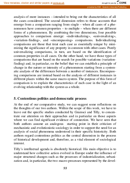 (PDF) Contentious politics and democratic process