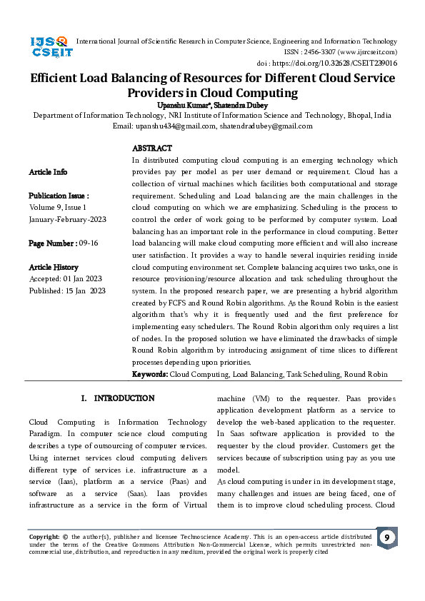 (PDF) Efficient Load Balancing of Resources for Different Cloud Service Providers in Cloud ...