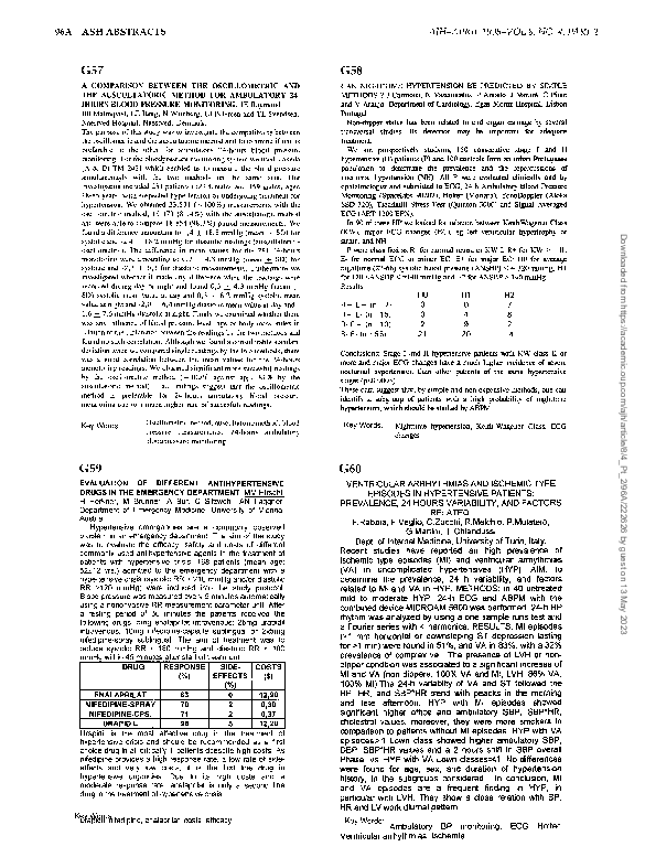 (PDF) A comparison between the oscillometric and the auscultatoric ...