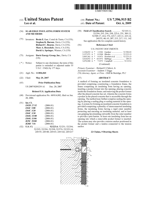 (PDF) Slab edge insulating form system and methods