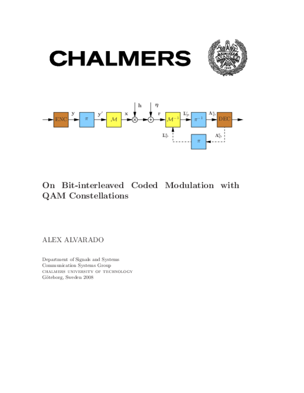 (PDF) On Bit-interleaved Coded Modulation with QAM Constellations
