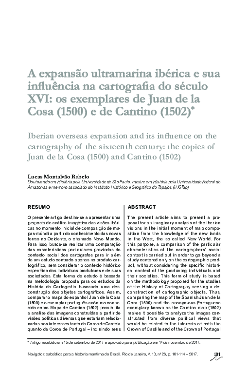 (PDF) A expansão ultramarina ibérica e sua influência na cartografia do ...