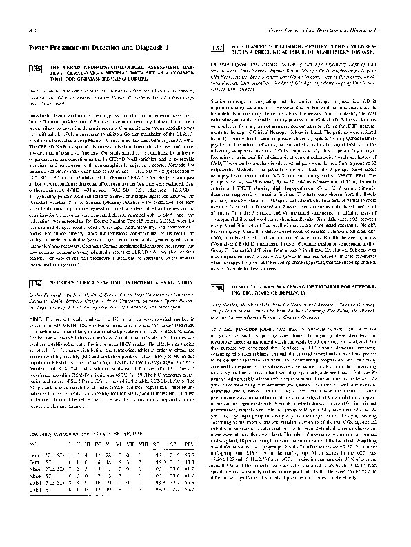 (PDF) The cerad neuropsychological assessment battery (Cerad-NAB)—A ...