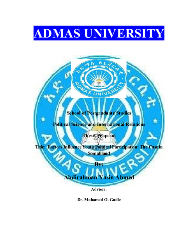 (DOC) Chapter One Proposal