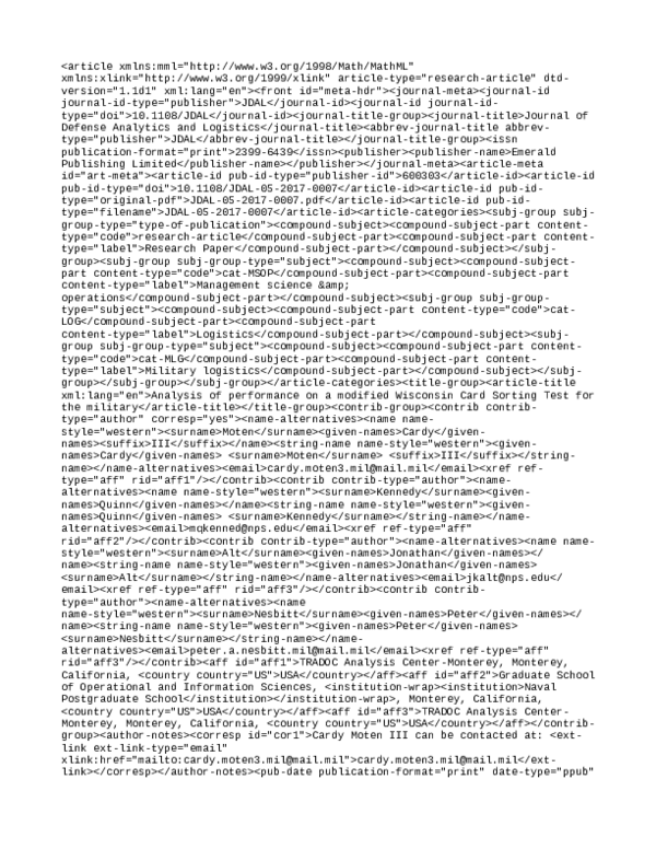 Analysis of performance on a modified Wisconsin Card Sorting Test for ...