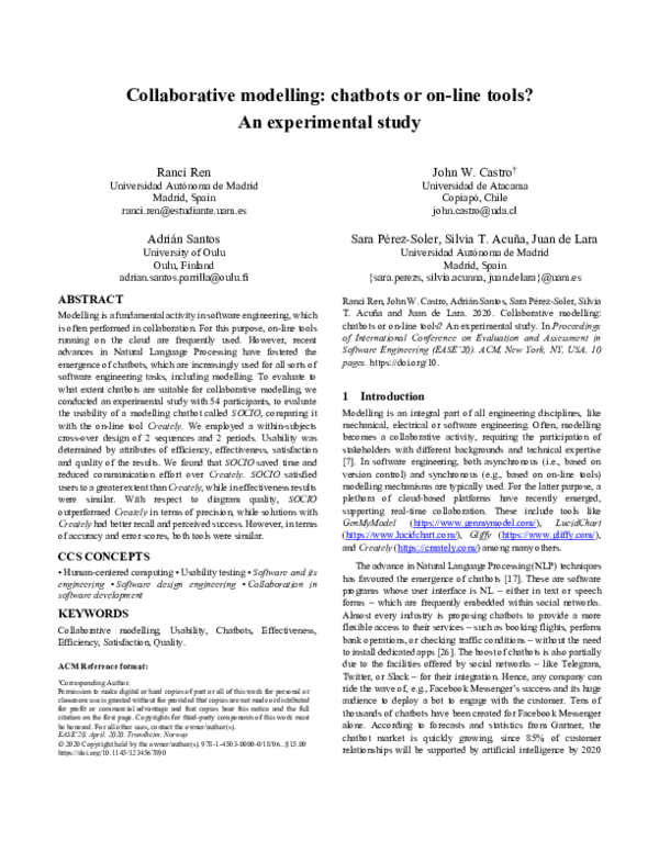 (PDF) Collaborative Modelling
