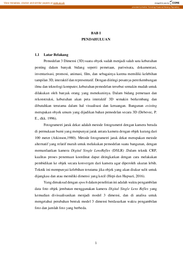 (PDF) Analisa Perbandingan Single Epoch Dan Multi Epoch Untuk ...