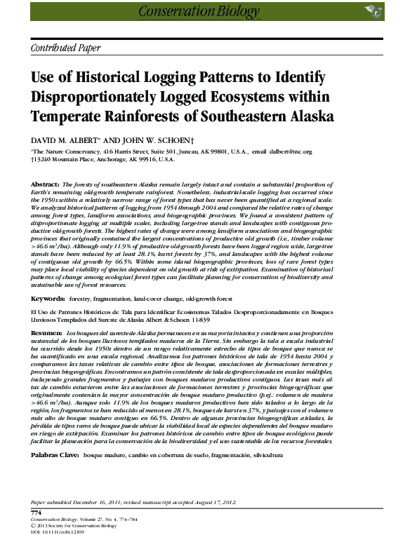 (PDF) Use of Historical Logging Patterns to Identify Disproportionately ...