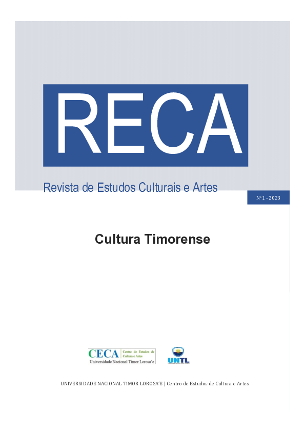 (PDF) Título RECA -Revista de Estudos Culturais e Artes Reitor da ...