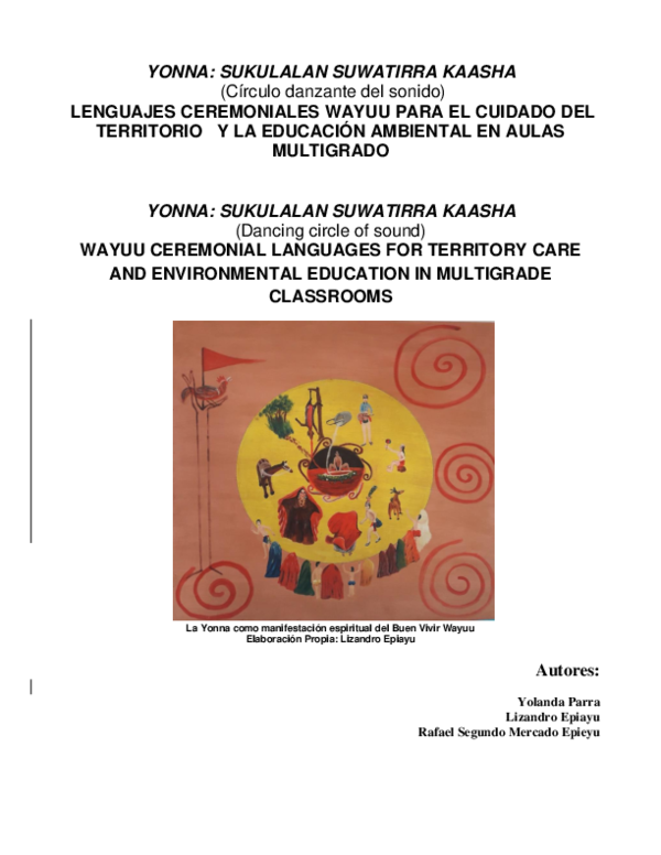 (PDF) LIBRO YONNA: SUKULALAN SUWATIRRA KAASHA . (Círculo danzante del ...
