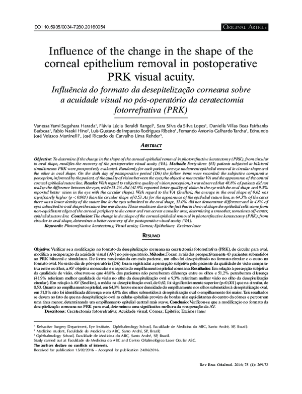 (PDF) Influence of the change in the shape of the corneal epithelium ...