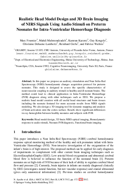 Pdf Automatic Segmentation Of Newborns Skull And Fontanel From Ct Data Using Model Based
