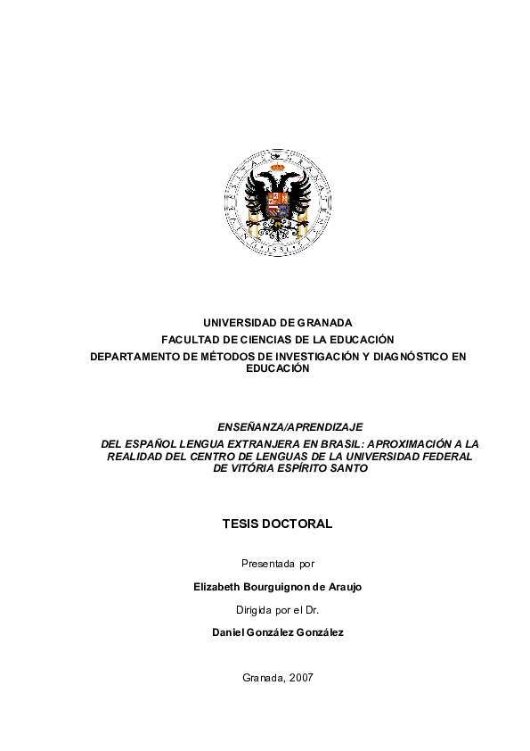 (PDF) Enseñanza / aprendizaje del español lengua extranjera en Brasil ...