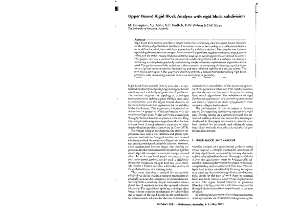 (PDF) Upper bound rigid block analysis with rigid block subdivision ...