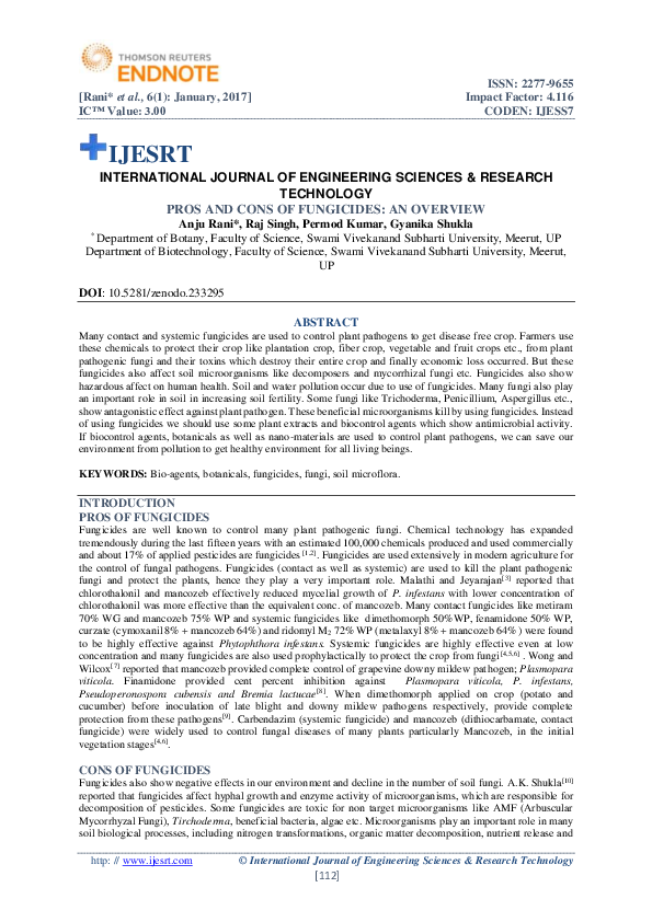 (PDF) Ijesrt International Journal of Engineering Sciences & Research ...