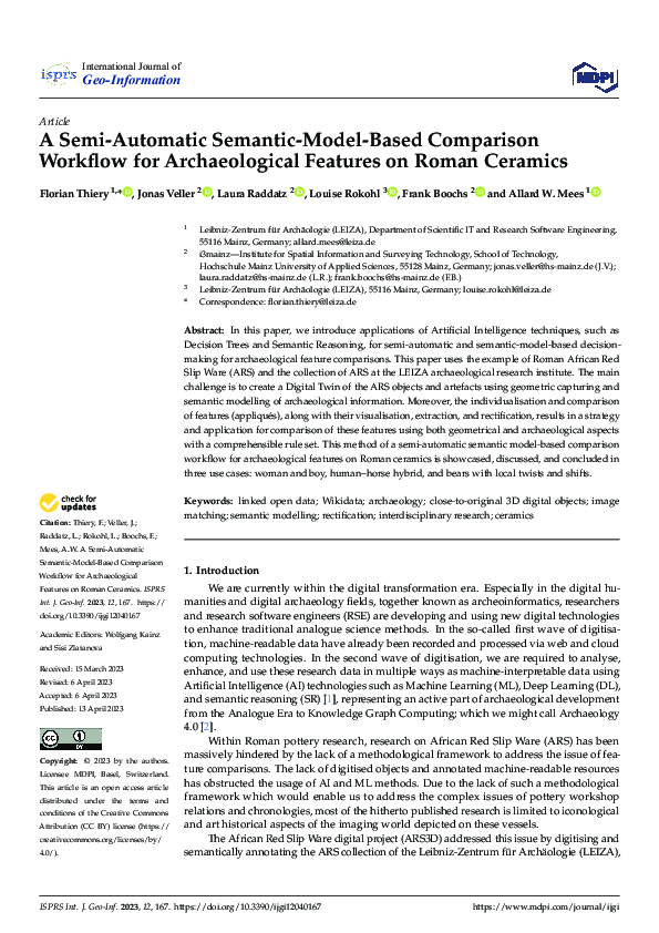 (PDF) A Semi-Automatic Semantic-Model-Based Comparison Workflow for ...