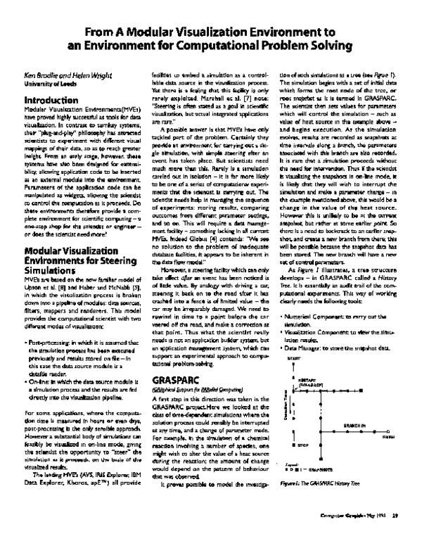 (PDF) From a modular visualization environment to an environment for ...